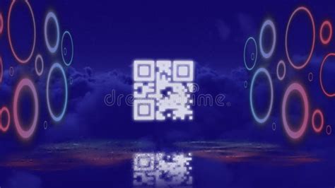 Animation Of Qr Code Over Data Processing Stock Video Video Of