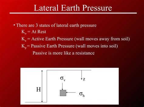 Lateral Earth Pressure Ppt