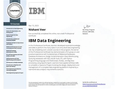 Ibm Data Engineering Certification Passed Pdf Databases Computer