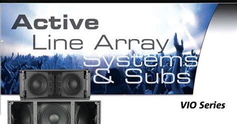Sound System Line Array Sound System Line Array DB Technologies VIO L210