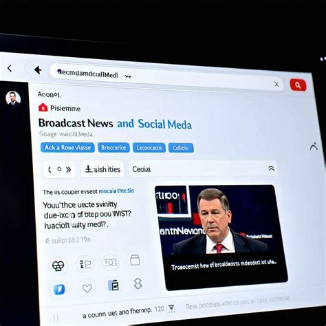 how semantic polarization in broadcast media language forecasts semantic polarity on social