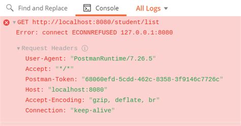Get Requests Failing Help Postman