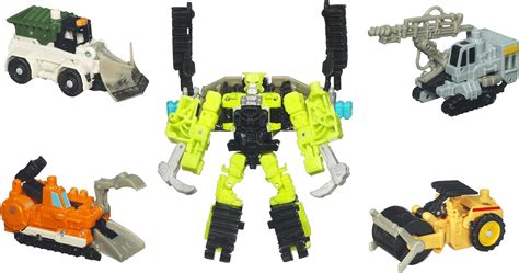 Transformers Power Core Combiners 5 Pack Steamhammer With Constructicons Uk Toys And Games