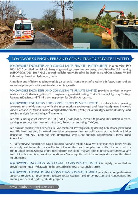 Bump Integrator Roughness Survey At Best Price In Hyderabad By Roadworks Engineers And