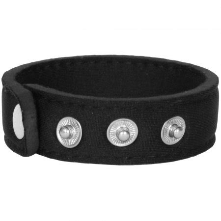 Perfect Fit Snap Neoprene Cock Ring Sex Toy HotMovies
