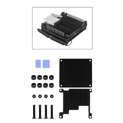 Used Passive Cooling Heat Sinks Case Fit For Orange Pi Zero 3 Aluminum