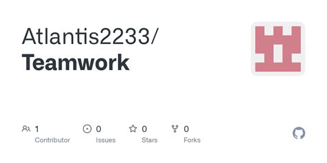 Github Atlantis2233teamwork