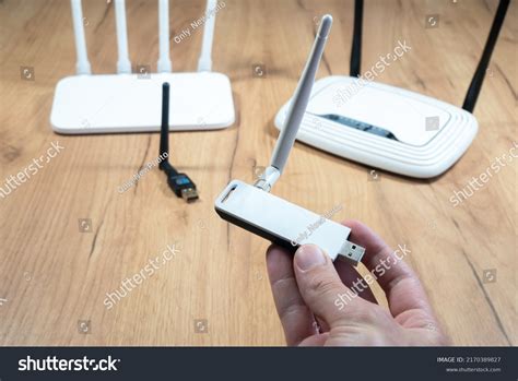 Man Choose Different Types Wifi Routers Stock Photo Shutterstock
