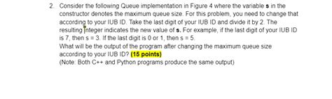 Solved Iub Code For Instance 2010342 Provide In Python Do