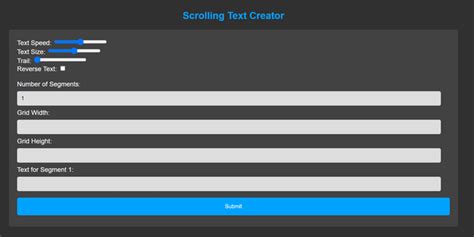Easy Matrix Multi Segment Scrolling Text R Wled