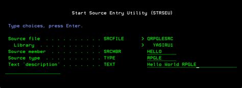 Hello World Rpgle Tutorial Tutorial As400 Iseries Tutorials