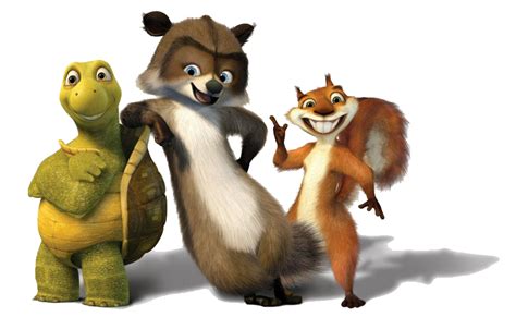 Over The Hedge Rj And Verne
