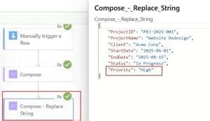 How to Replace String in JSON using Power Automate