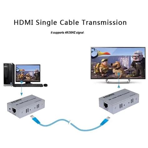 K HDMI Extender M Over RJ LAN CAT Cable Ido Lk