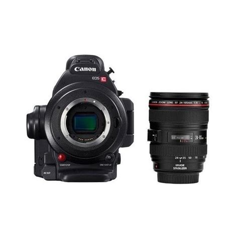Canon EOS C100 Mark II with Canon EF 24-105mm f/4L IS USM Lens