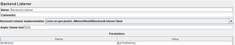 Backend Listener Parametrization · Issue 36 · Novatecconsultingjmeter Influxdb Writer · Github