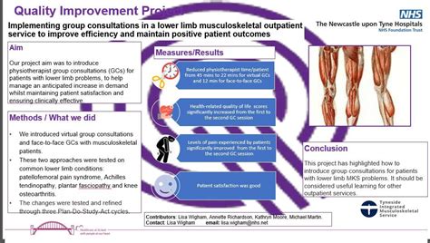 How Nhs Ft Improved Efficiency With Group Consultations Fab Nhs Stuff Posted On The Topic