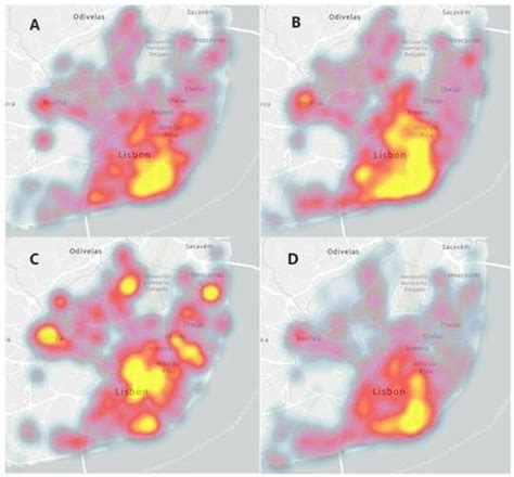 Heatmap Spatial Distribution Of Each Type Of Occurrence Group The A