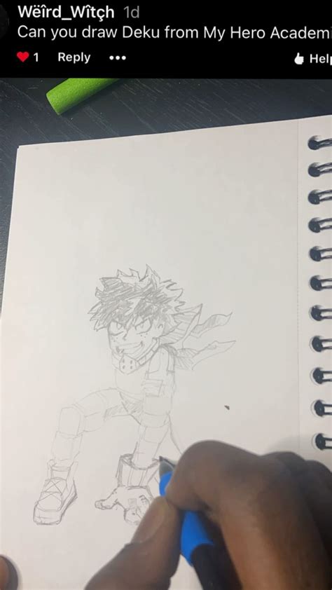 How To Draw Deku My Hero Akademia Character Drawing Cartoon Faces Drawing Art Sketch Ideas
