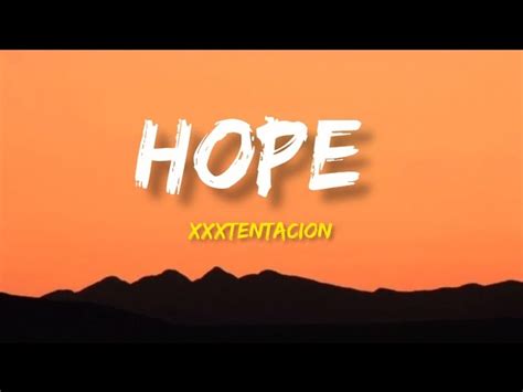 Xxxtentacion Hope Lyrics Youtube