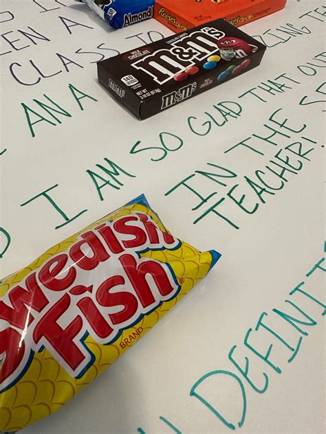 The Best Teacher Candy Poster Ideas