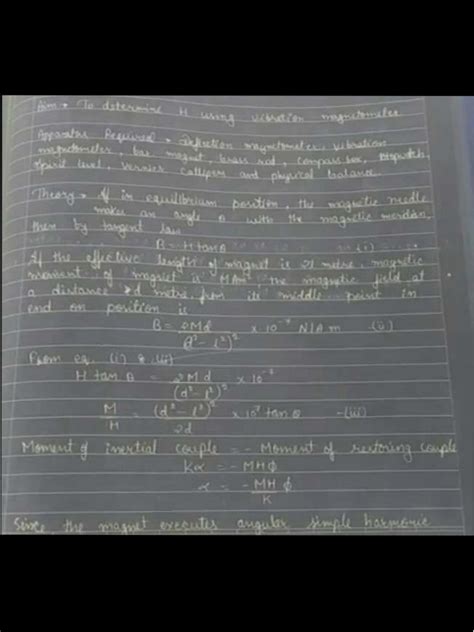 Deflection And Vibration Magnetometer Pdf