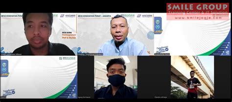 Kantor Pusat Bpjs Kesehatan Pusat Jakarta Ikuti Pelatihan Online Pemrograman Php Mysql Smile
