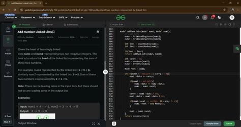 Day69 Gfg160 Gfg160 Geekstreak2024 Dsa Linkedlist Problemsolving Sougata Sarkar
