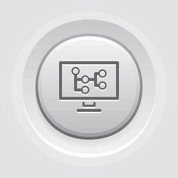 Mind Map Icon Business Concept Flat Design Illustration Graph Technology Vector Illustration