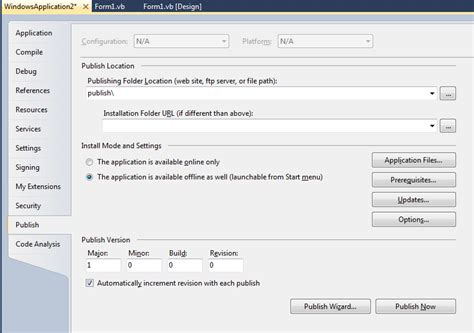When I Publish A Vb Net Application Will References Be Included Stack Overflow