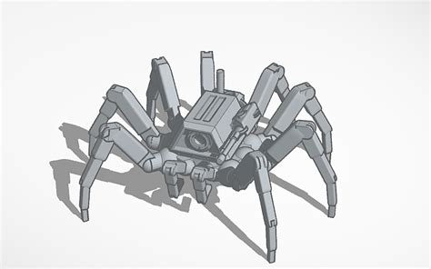 3d Design Robotic Spider Tinkercad