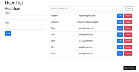 React Redux Codesandbox