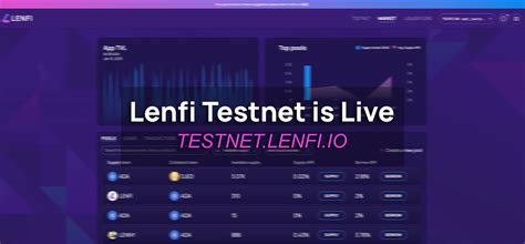 lenfi launches novel liquidity protocol on testnet by lenfi medium