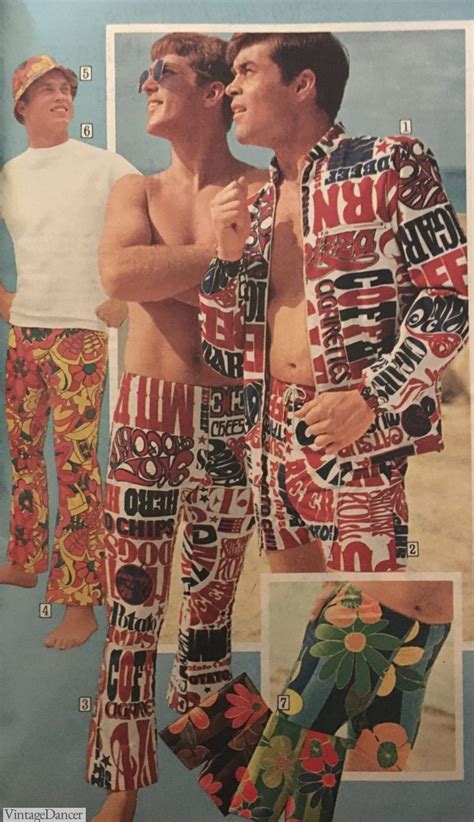 Retro Mens Swim Trunks 1960s 1970s 1980s History