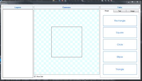 C How To Draw Circleellipse And Squarerectangle With Each Other
