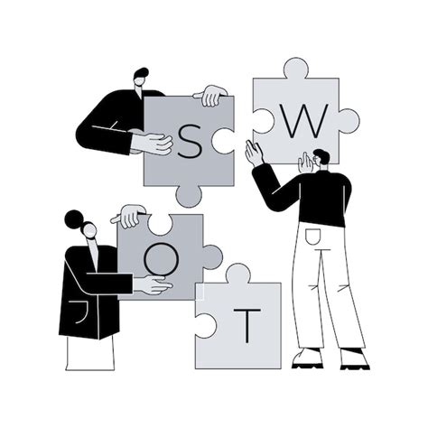 Premium Vector Swot Analysis Abstract Concept Vector Illustration