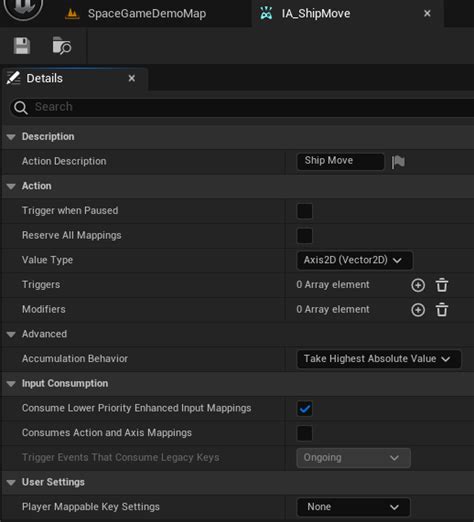 Unreal Engine Enhanced Input Ongoing Gamepad Stick Binding Stack Overflow