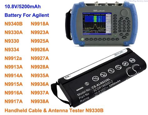 Cameron Sino 5200mah Battery For Agilent Agilent N9330b N9330 N9330a N9334 N9340b N9912a N9913a