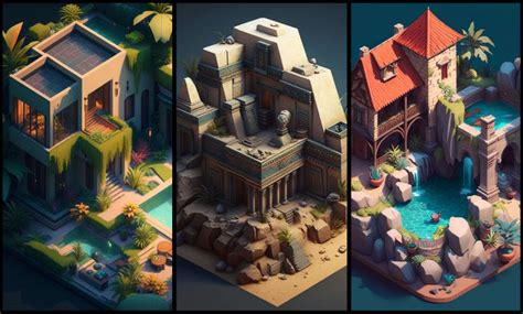 Create Stunning Isometric Art As You Request By Polypeak Fiverr