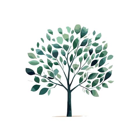 Premium Vector Tree Vector Generative Ai