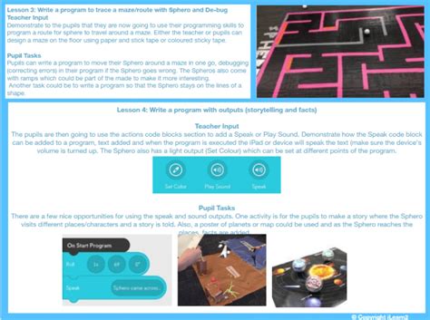 Ilearn2 Programming With Sphero Activity Pack For Ks2 Computingict