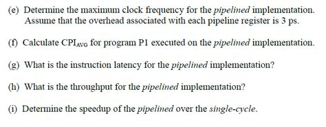 solved instruction latency and throughput note instruction