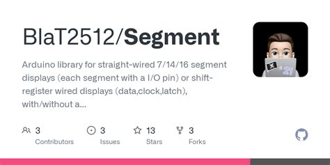 Github Blat2512segment Arduino Library For Straight Wired 71416