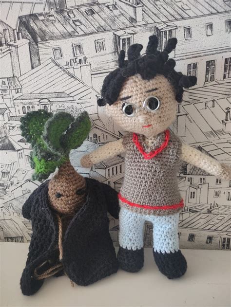 Вязаные игрушки Гарри Поттер и компания Пикабу
