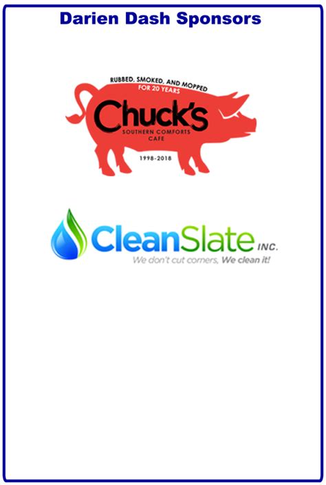 Darien Dash 2019 Sponsors Darien Dash