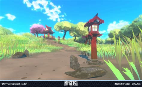 Brendan Richer Mangetsu Environment Unity Renders