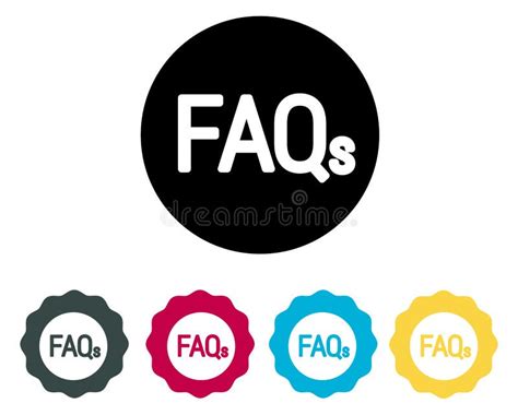 Frequently Asked Questions FAQs Icon Stock Illustration Illustration Of Information