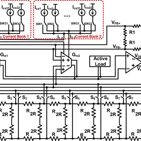 The Fully Differential Amplifier Core Of The Pga Download Scientific Diagram