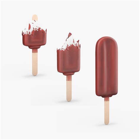 Ice Cream Bars Collection 3d Model 29 3ds Fbx Obj Ma Max C4d