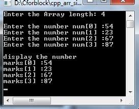 C Program To Read And Print Elements Of An One Dim Array Codeforcoding